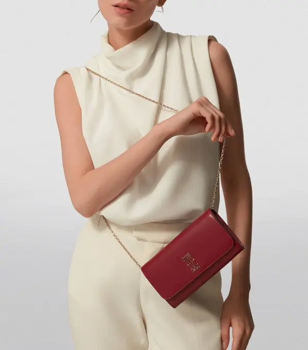 Cartier Leather C De Chain Wallet