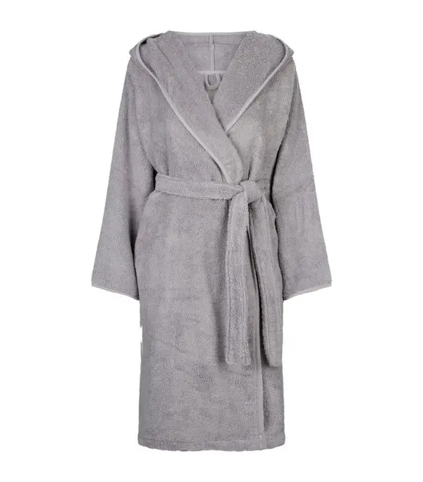 UCHINO Zero Twist Hooded Bathrobe - Grey