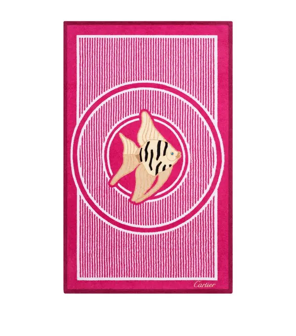Cartier Cotton Characters Beach Towel - Pink