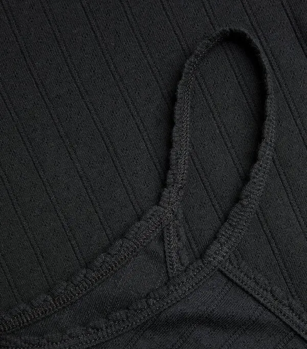 LESET Classic Pointelle Tank Top