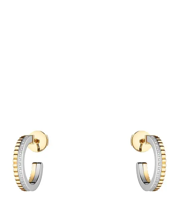 Boucheron Quatre Radiant Edition Hoop Earrings - Gold