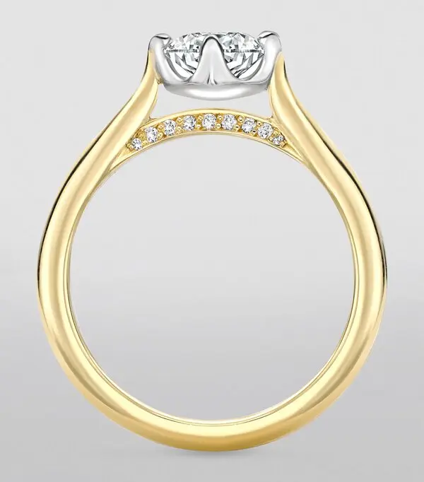 BOODLES Gold And Diamond Engagement Ring