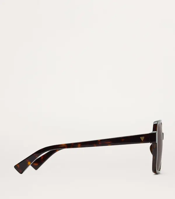 Bottega Veneta Rectangular Frame Sunglasses - Grey