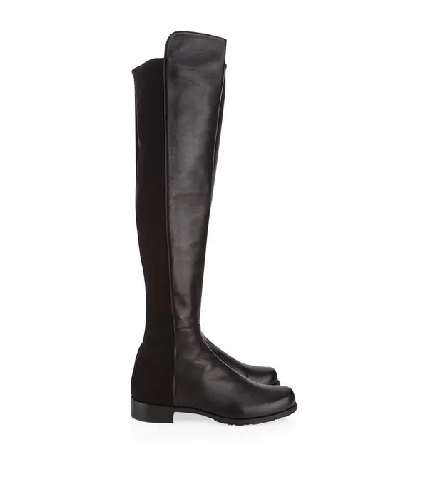 STUART WEITZMAN 5050 Leather Over-the-knee Boots - Black