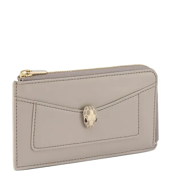 BVLGARI Serpenti Forever Zipped Card Holder