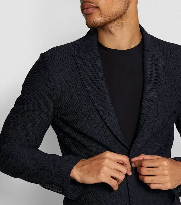 Giorgio Armani Tailored Blazer - Blue