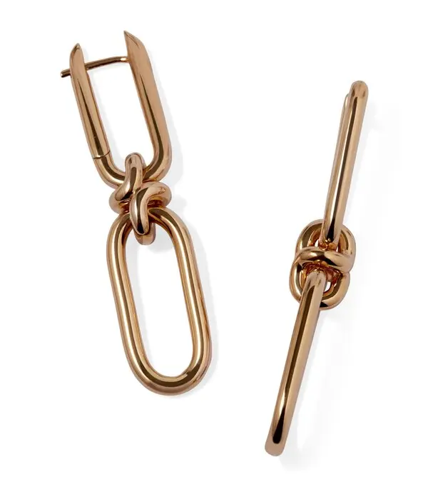 Annoushka Yellow Knuckle Classic Link Chain Earrings