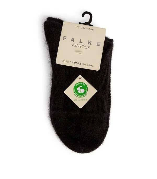 Falke Knitted Bedsock Socks - Black