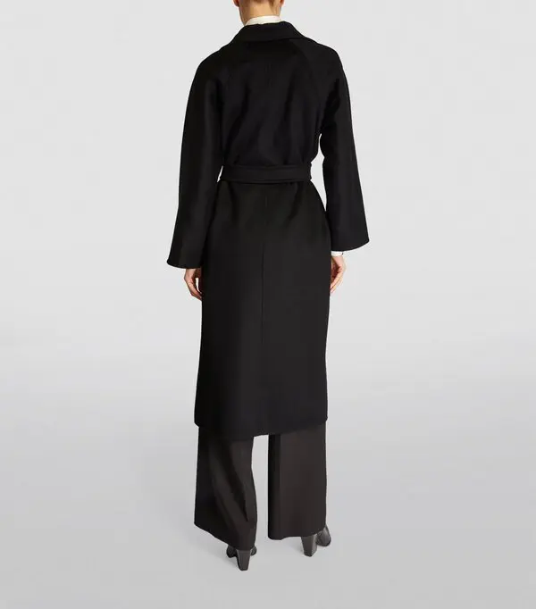 Max Mara Cashmere Ludmilla Wrap Coat - Black