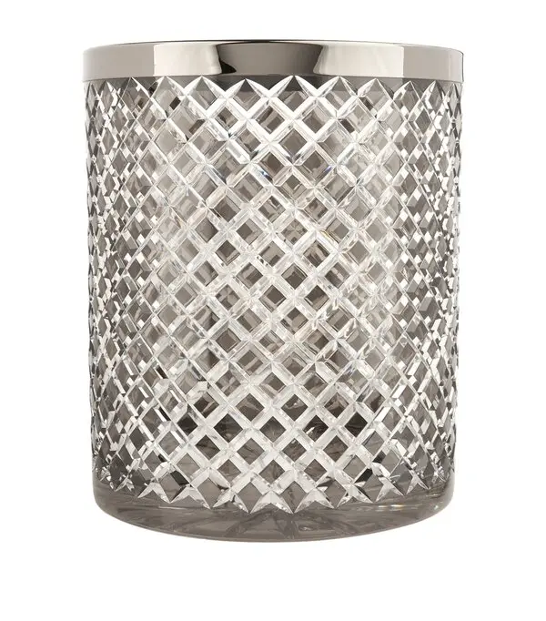 ZODIAC Bevelled Crystal Bin - Blue