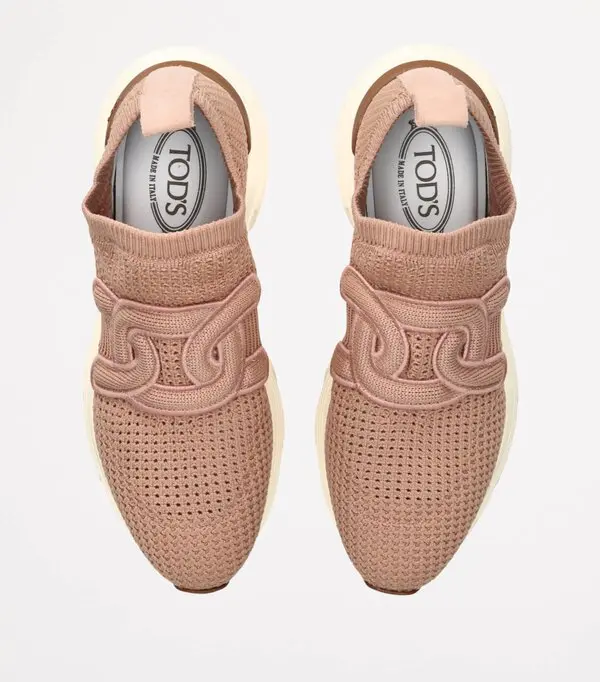 TOD'S Sport Run 54c Calzino Sneakers - Beige