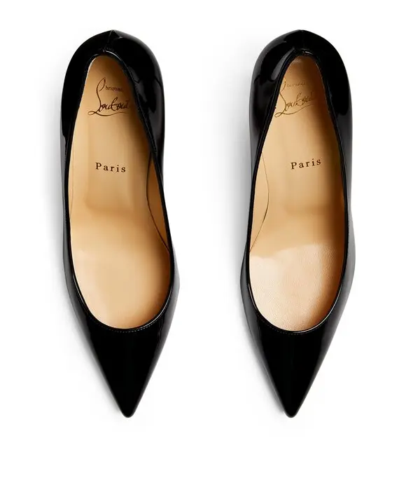 CHRISTIAN LOUBOUTIN Kate 85 Patent Leather Pumps - Red