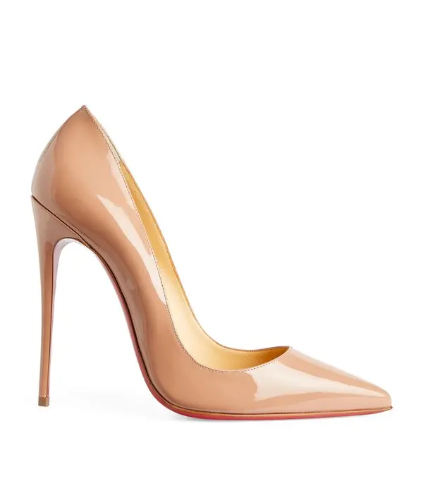 CHRISTIAN LOUBOUTIN So Kate 120 Patent Pumps - Nude