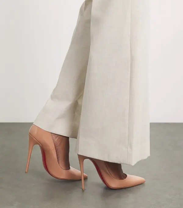 CHRISTIAN LOUBOUTIN So Kate 120 Patent Pumps - Nude