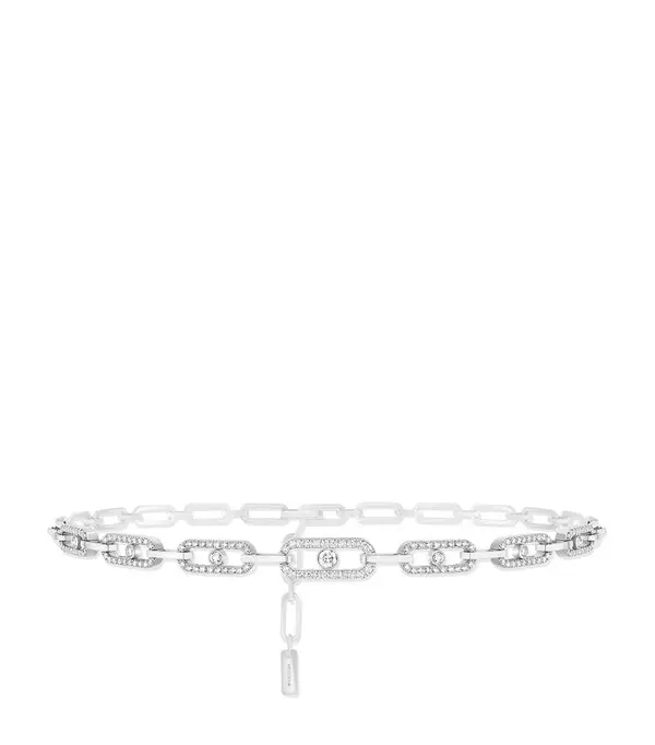 Messika Move Link Diamond Choker - Silver