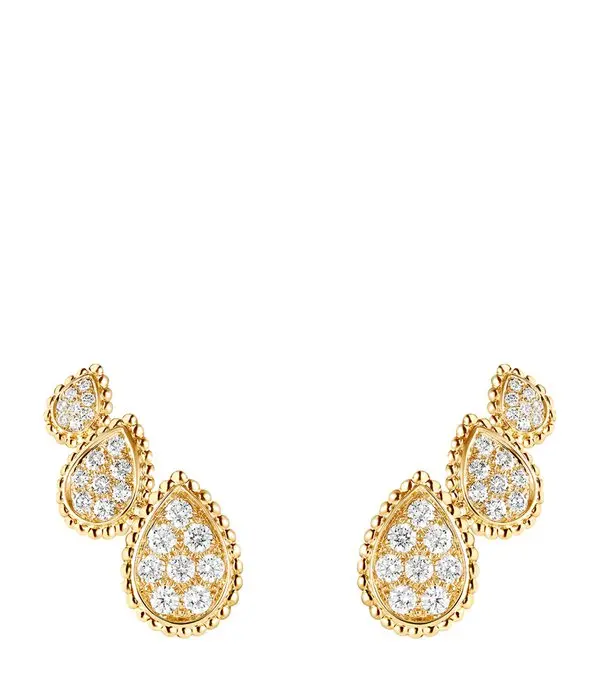 Boucheron Serpent Bohème Three Motifs Earrings - Yellow