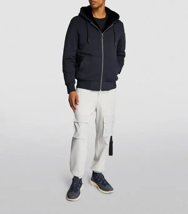 Moose Knuckles Padded Zip-front Hoodie