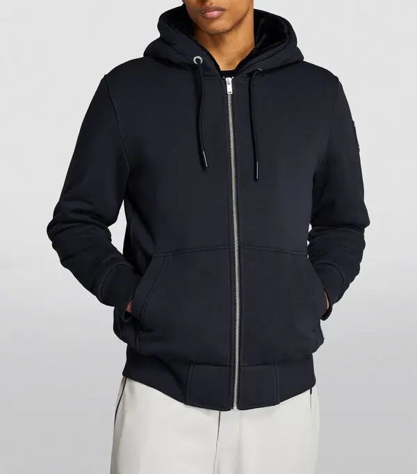 Moose Knuckles Padded Zip-front Hoodie
