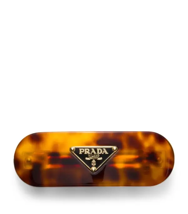 Prada Logo Hair Clip - Neutral