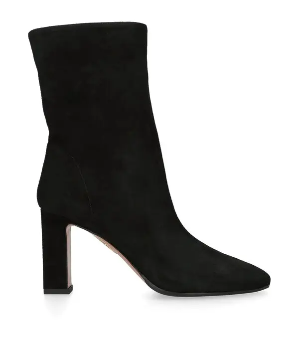 AQUAZZURA Manzoni 85 Suede Boots