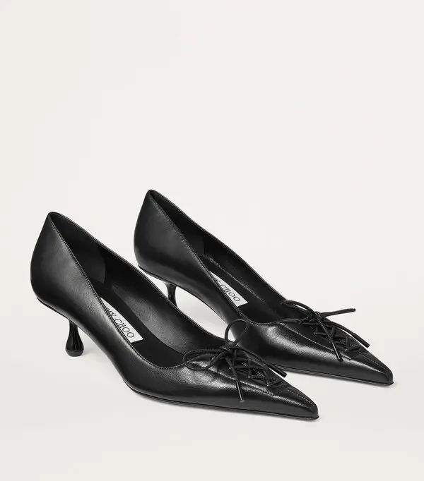 JIMMY CHOO Scarlett 50 Leather Pumps