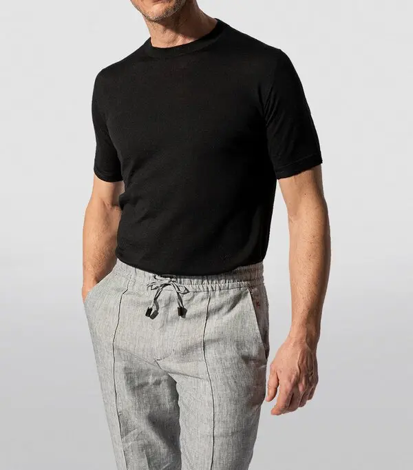 Isaia Wool-blend T-shirt