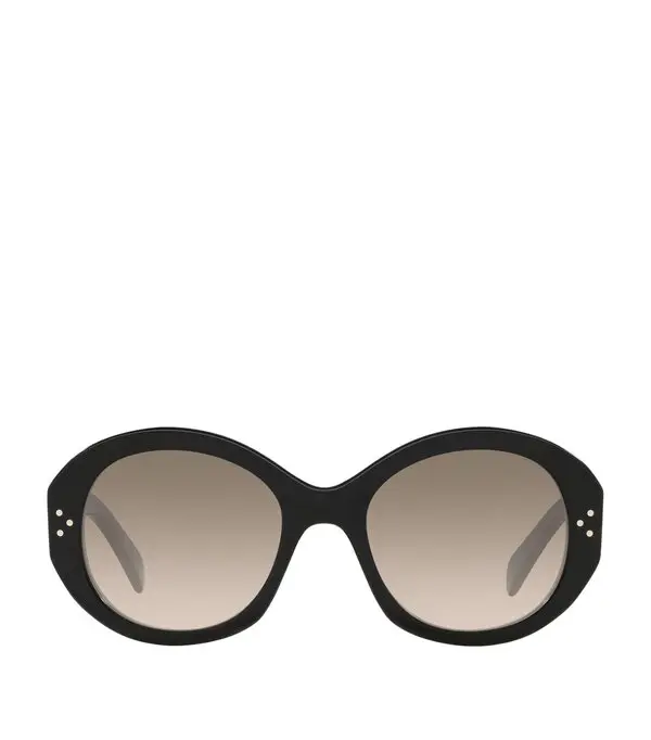 Celine Round Frame Sunglasses - Black