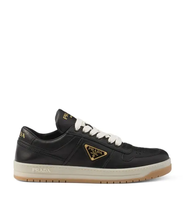 Prada Leather Downtown Sneakers