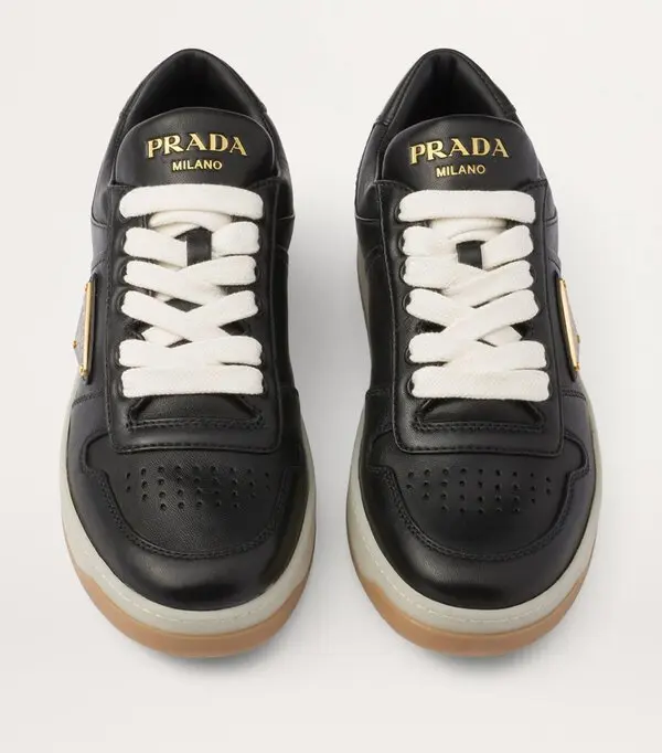 Prada Leather Downtown Sneakers