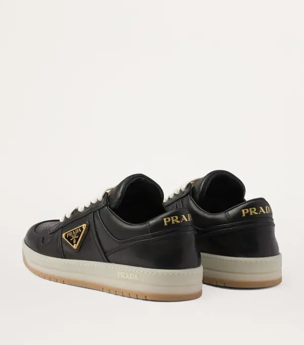Prada Leather Downtown Sneakers