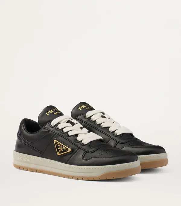 Prada Leather Downtown Sneakers