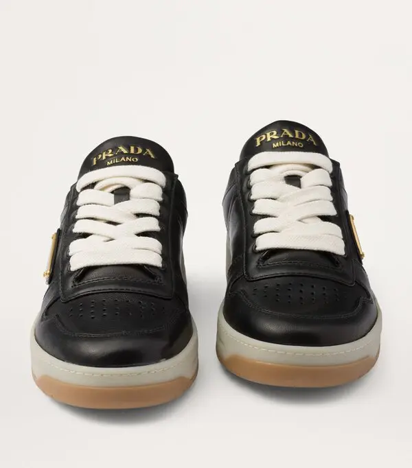 Prada Leather Downtown Sneakers