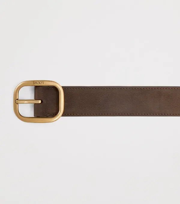Loewe Leather Rounded-rectangle Belt