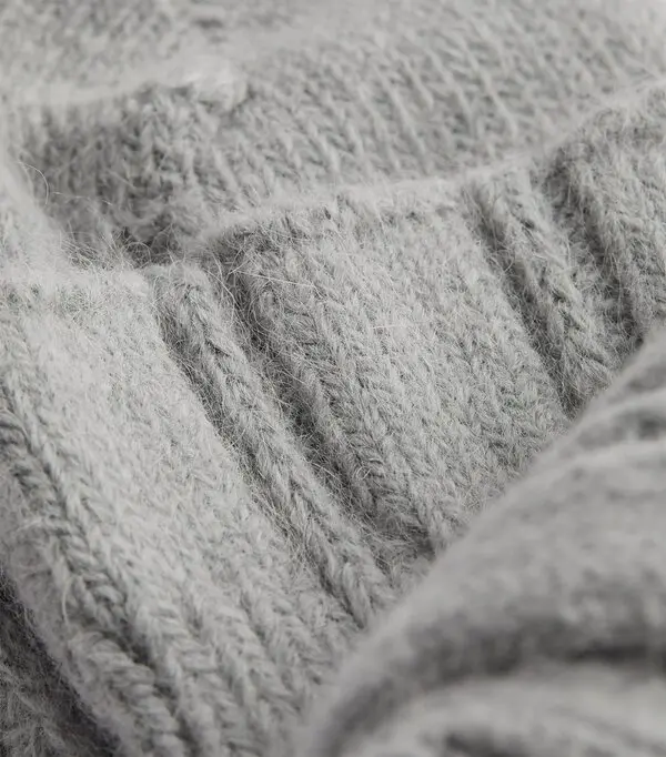 Falke Knitted Bed Socks - Grey