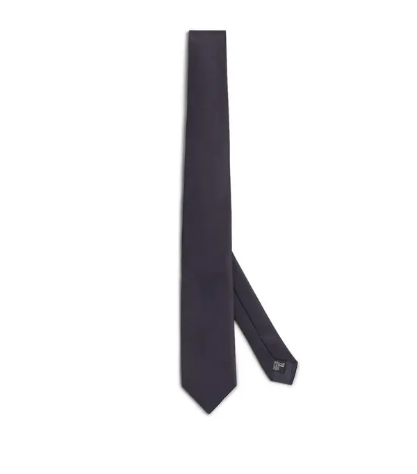 Giorgio Armani Silk Neck Tie - Blue