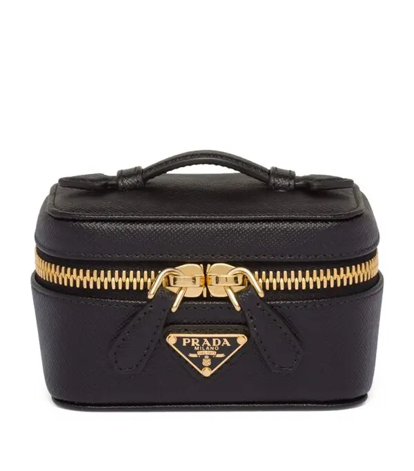 Prada Jewellery And Beauty Case - Black