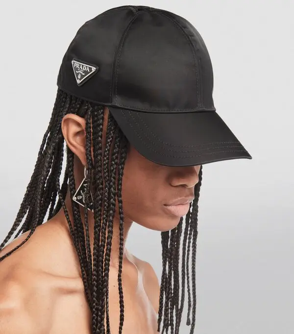 Prada Re-nylon Baseball Cap - Black