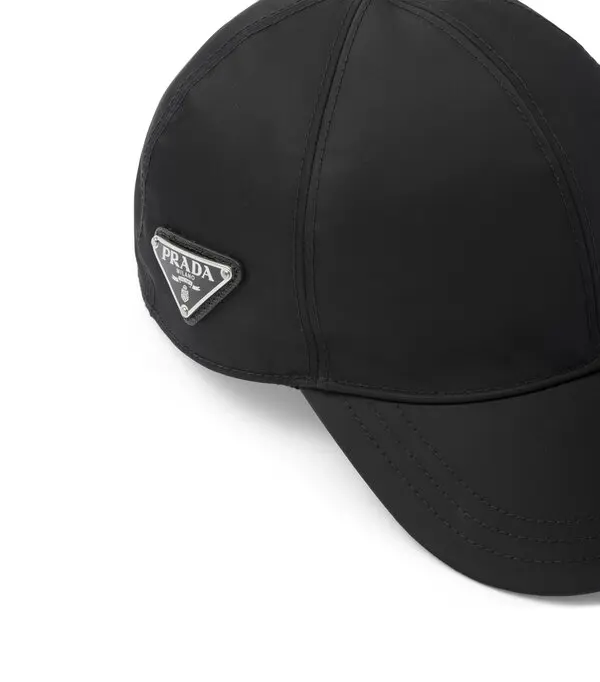 Prada Re-nylon Baseball Cap - Black