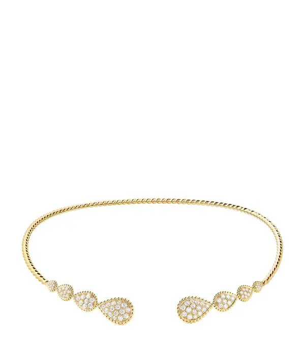 Boucheron Gold And Diamond Serpent Bohème Choker - Yellow