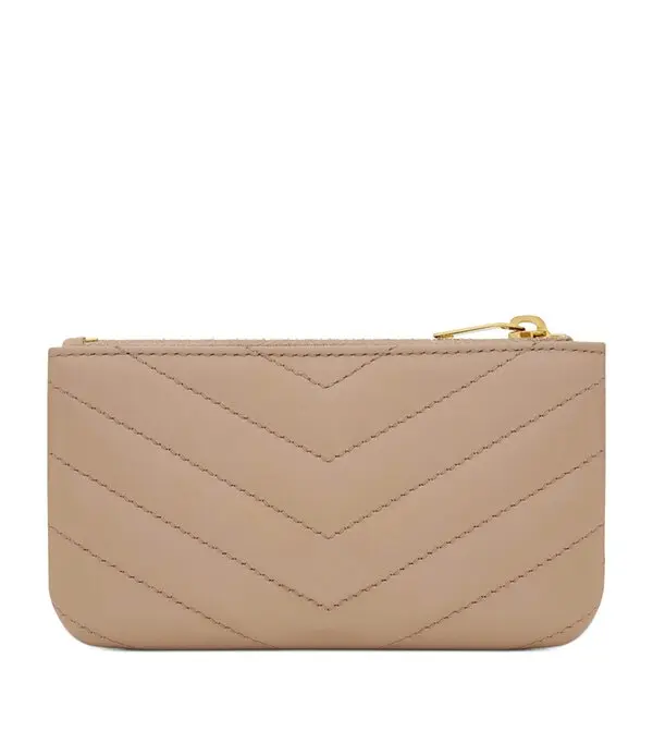 Saint Laurent Small Leather Chain Wallet