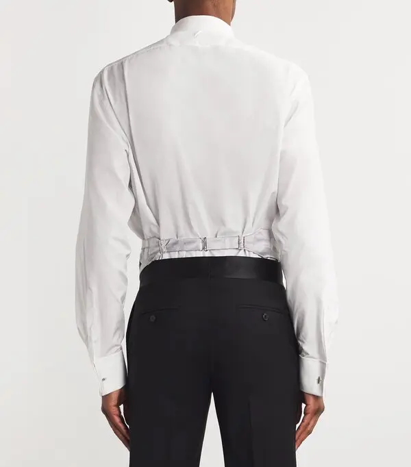 Giorgio Armani Silk Cummerbund - Grey
