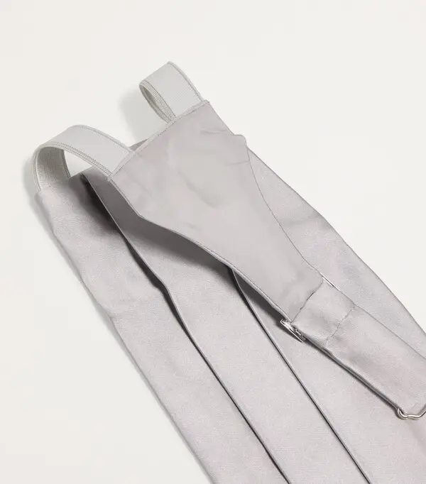 Giorgio Armani Silk Cummerbund - Grey