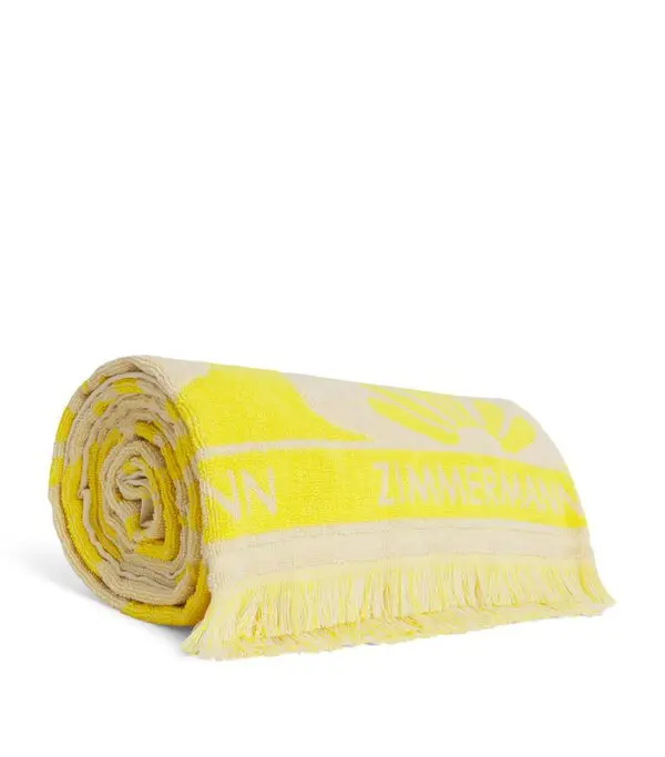 Zimmermann Cotton Jacquard Beach Towel - Multi