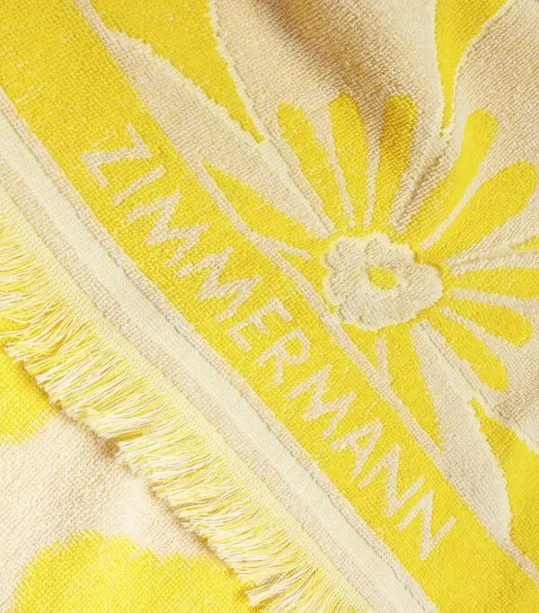 Zimmermann Cotton Jacquard Beach Towel
