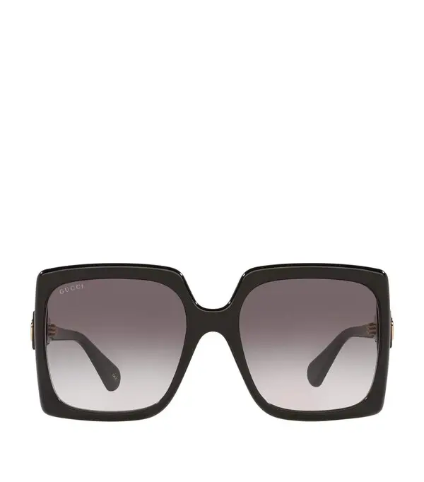 Gucci Oversized Square Sunglasses - Black