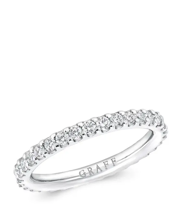 Graff Gold And Diamond Eternity Ring - White