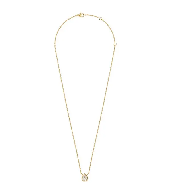 Boucheron Serpent Bohème Diamond Pendant Necklace - Gold
