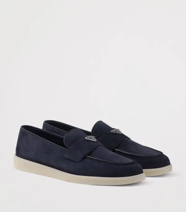 Prada Suede Loafers
