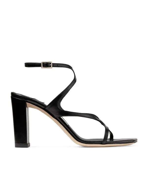 JIMMY CHOO Azie 85 Leather Heeled Sandals