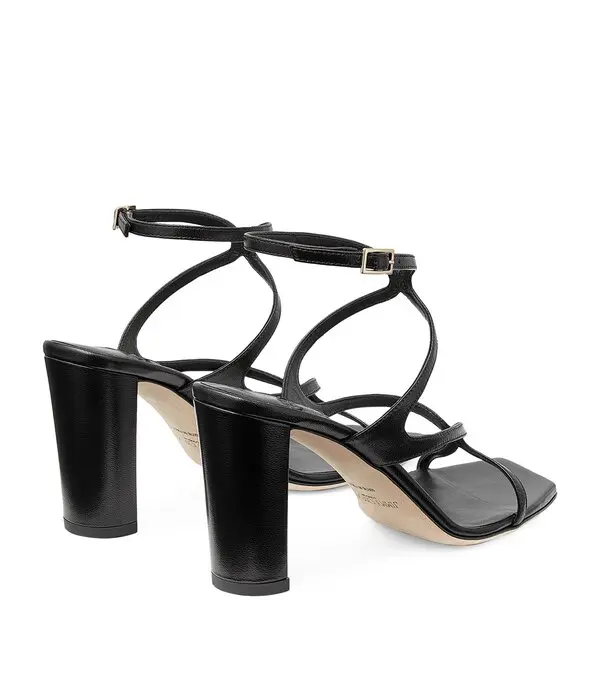 JIMMY CHOO Azie 85 Leather Heeled Sandals